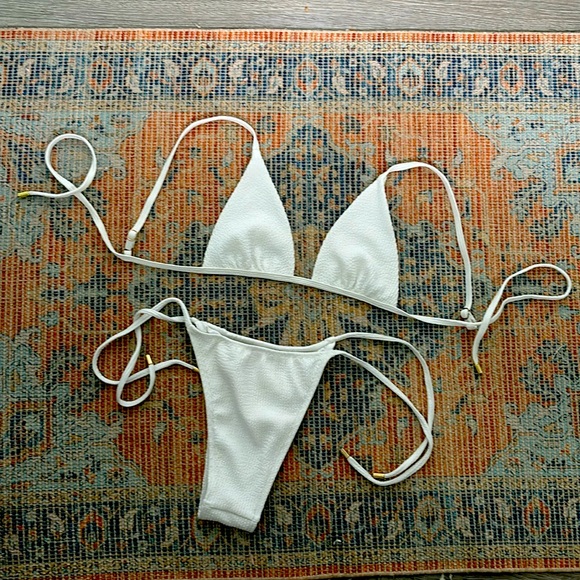 Monday Swimwear | Swim | Monday Swim White Bikini Set | Poshmark